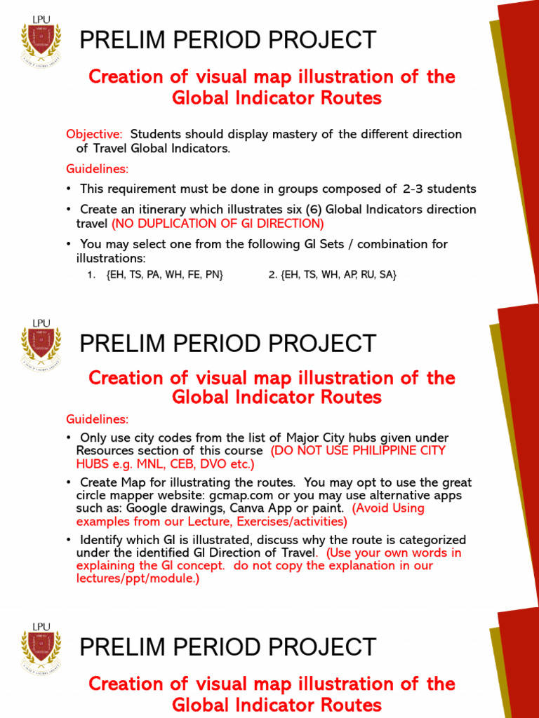 Global Indicator Routes Visual Map Project | PDF