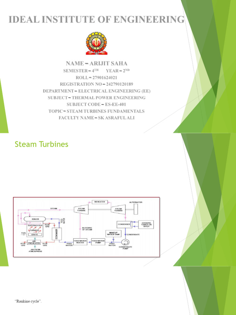 Arijit Saha - Thermal Power Engineering | PDF | Turbine | Steam