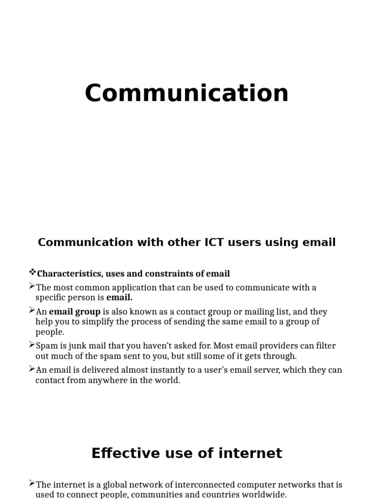 Communication Ict Exam | PDF | World Wide Web | Internet & Web