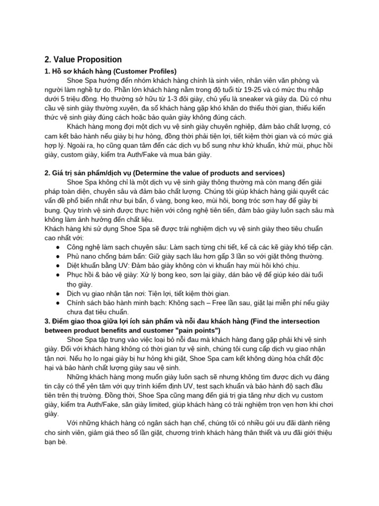 Value Proposition | PDF