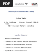 Temporary Works Design Brief Guide | PDF | Concrete | Civil Engineering
