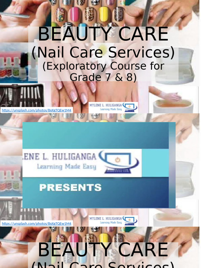 Nailcare 7 Lesson 1.4 Prepare Items For Manicure, Pedicure, Hand Spa ...