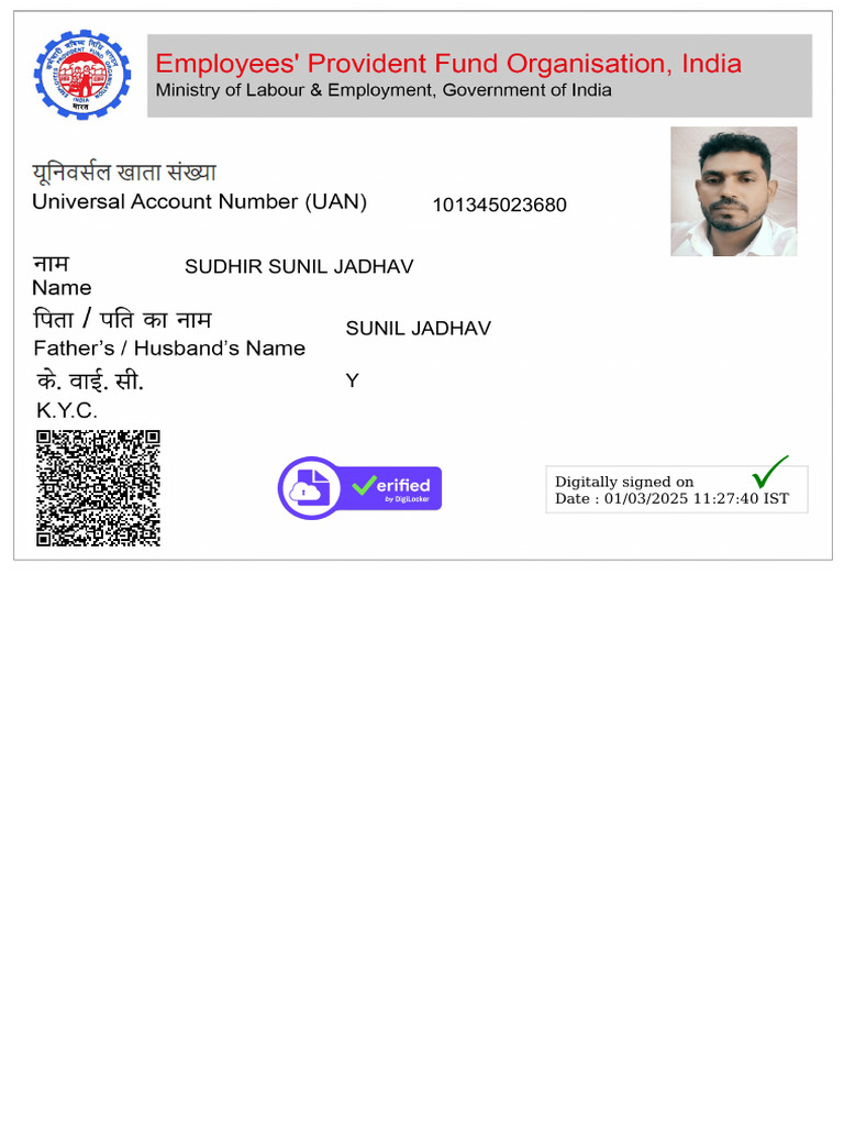 Sudhir Sunil Jadhav Sunil Jadhav Y: Digitally Signed On Date: 01/03/2025 11:27:40 IST | PDF