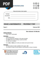 Grade 6 Term 2 Maths Test 2025 | PDF | Litre