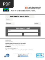 ? Download Grade 3 English Test Paper - Cambridge Curriculum | PDF