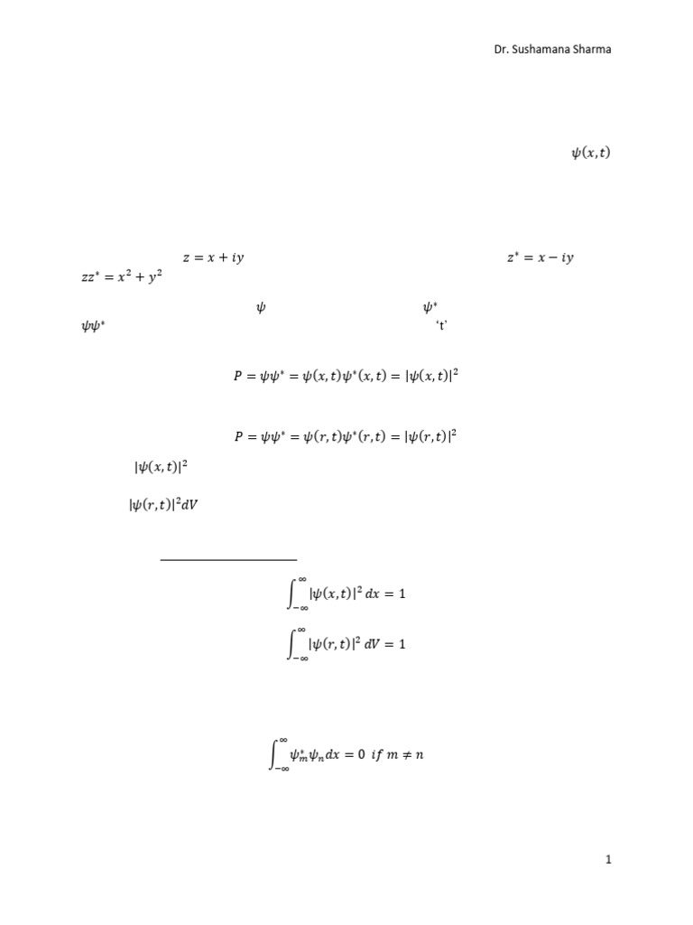 quamtum mechanics_schrodinger equation | PDF | Wave Function | Waves