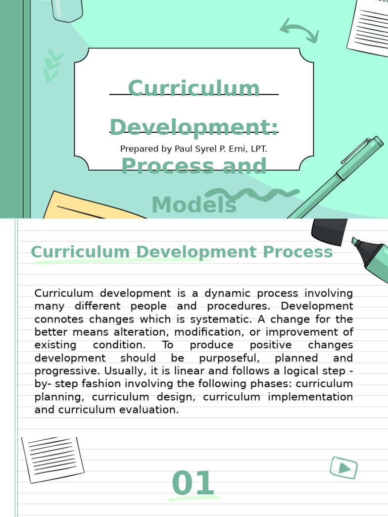 Ed9_curriculum Development_process and Models | PDF | Curriculum | Learning