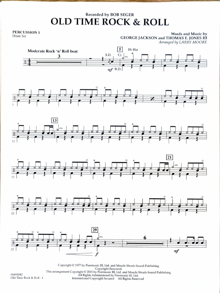 Old Time - Drum | PDF | Popular Music | American Styles Of Music