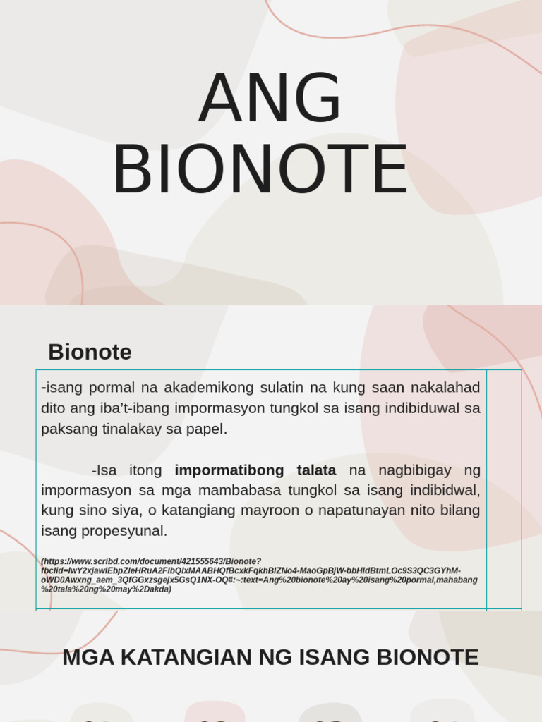 Gr3_Bionote-1 | PDF
