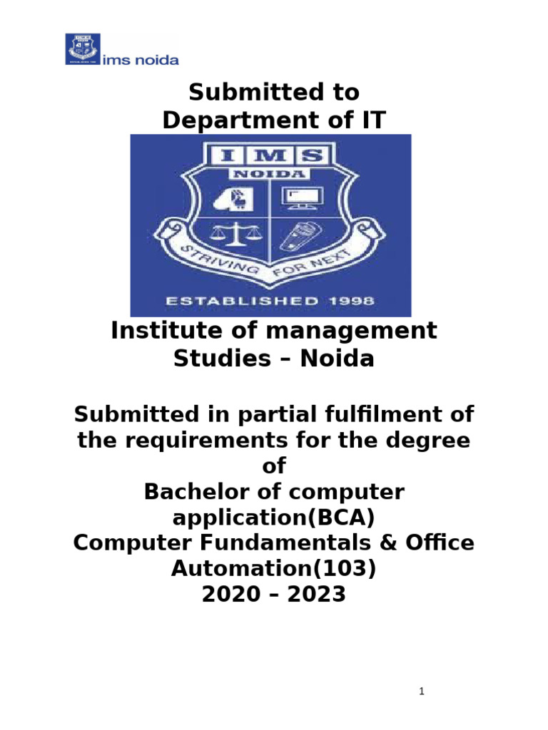 Deepanshu's BCA Practical Report | PDF | Window (Computing) | System Software