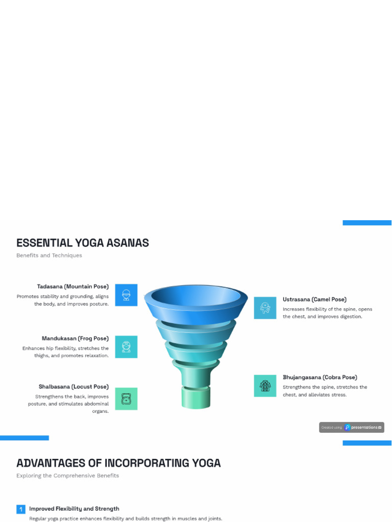 Key Yoga Asanas Tadasana Ustrasana Mandukasan Bhujangasana Shalbasana | PDF