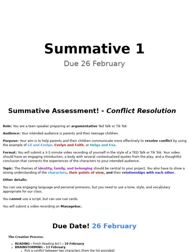 Kindertransport Summative PDM | PDF | Human Communication | Learning