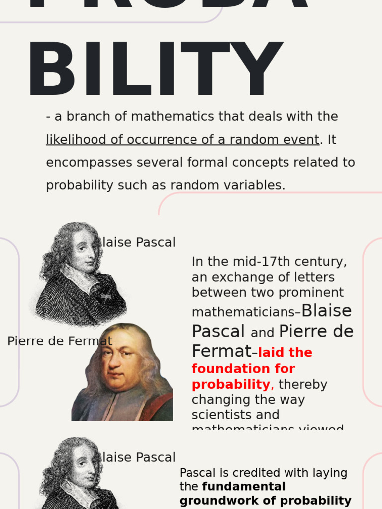 Probability Theory Basics | PDF | Probability Theory | Probability