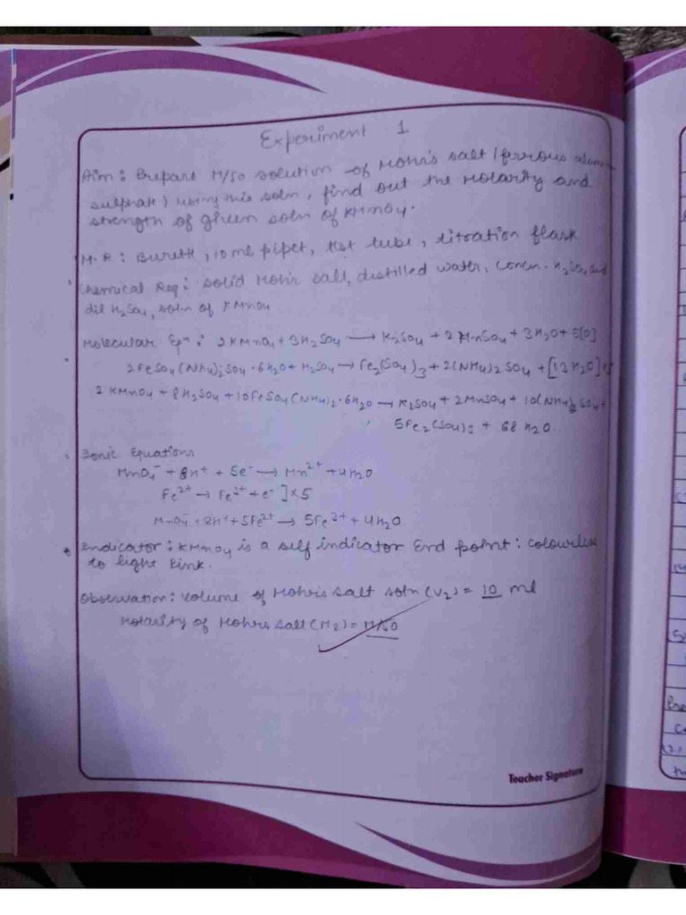 Chemistry File | PDF