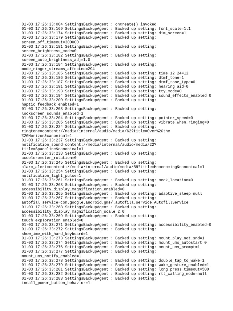 Settings Provider | PDF | Software | Computing
