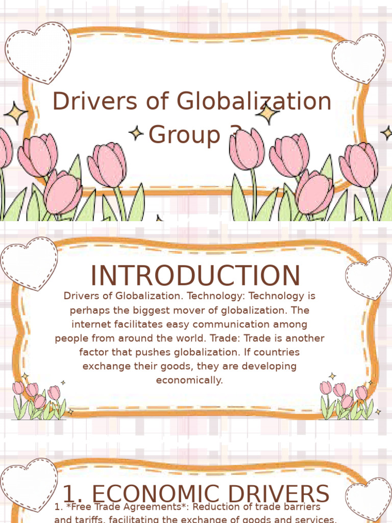 Key Drivers of Globalization Explained | PDF | Globalization | Economies