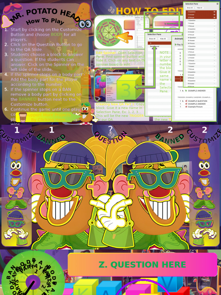 MR - Potato Head Template | PDF