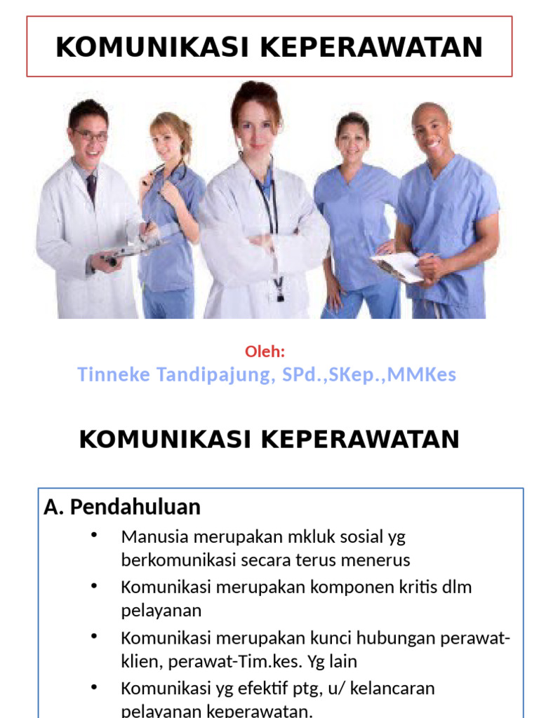 KOMUNIKASI KEPERAWATAN | PDF