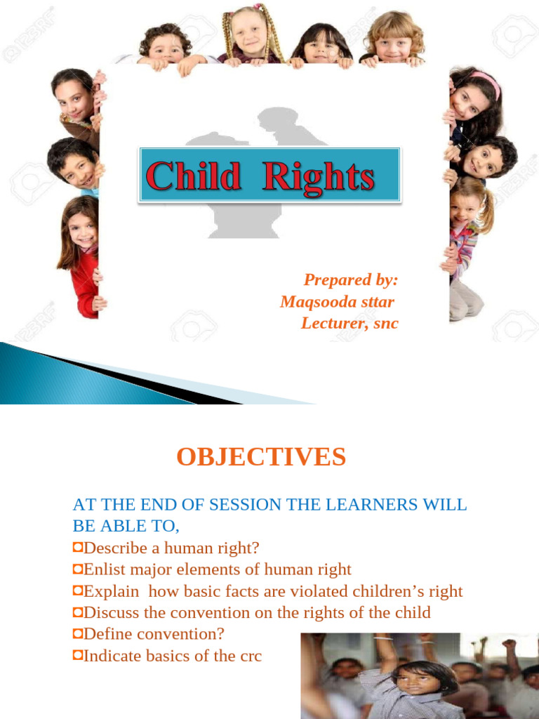1.4 Child Rights Presentation | PDF | Children's Rights | Convention On ...
