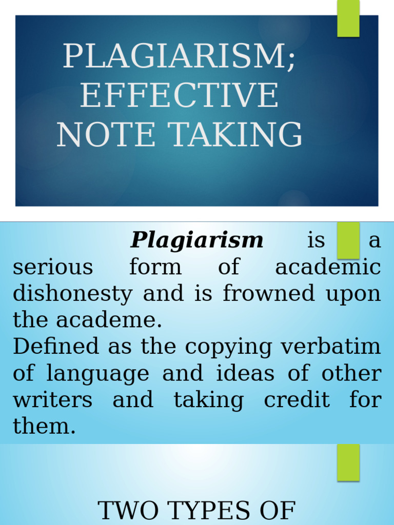 PLAGIARISM | PDF | Plagiarism | Ellipsis