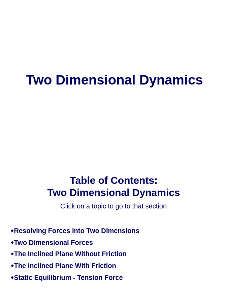 AP Physics 1 Dynamics-2D | PDF | Force | Friction