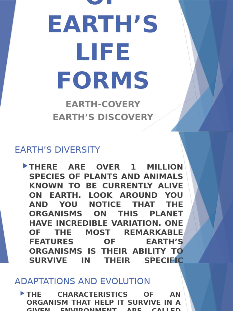 History of Earths Life Forms | PDF