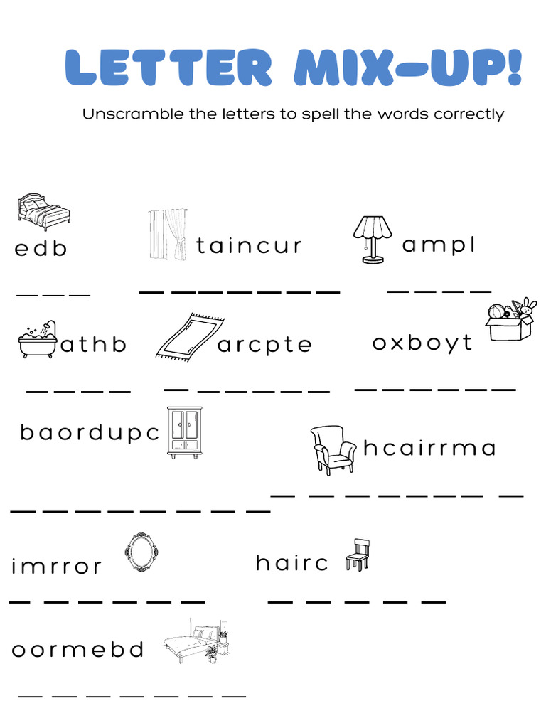 Letter Mix Up! | PDF