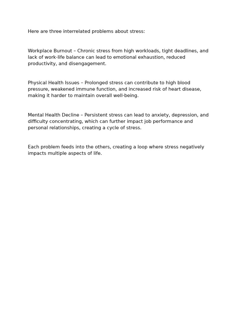 Managing Stress for Professionals | PDF