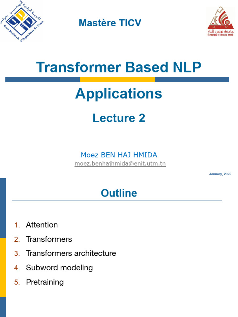 02-Transformer Based NLP Applications | PDF | Machine Learning | Computational Neuroscience