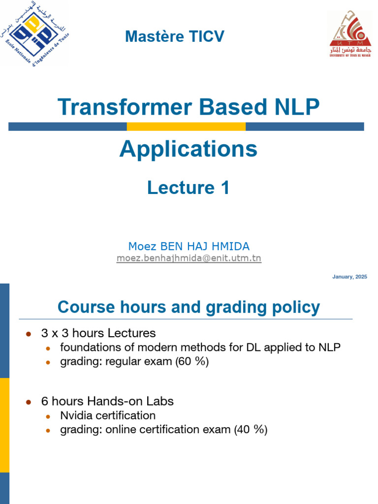 01-Transformer Based NLP Applications | PDF | Learning | Cognitive Science