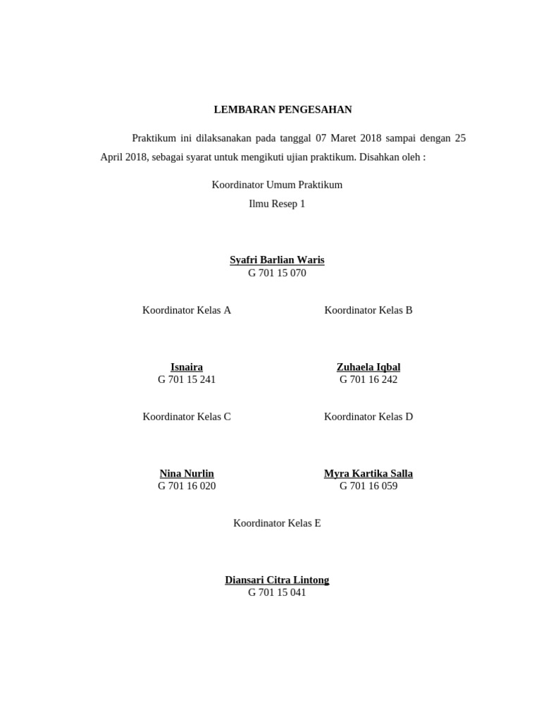 LEMBARAN PENGESAHAN (1) | PDF