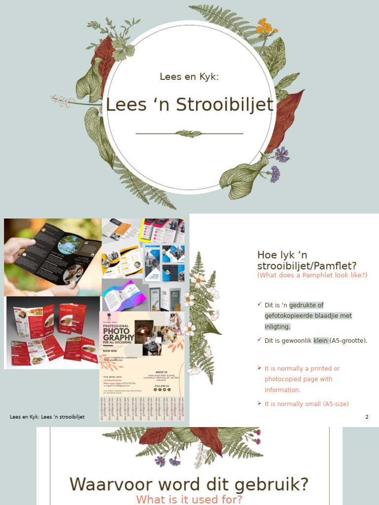 Lees N Strooibiljet | PDF
