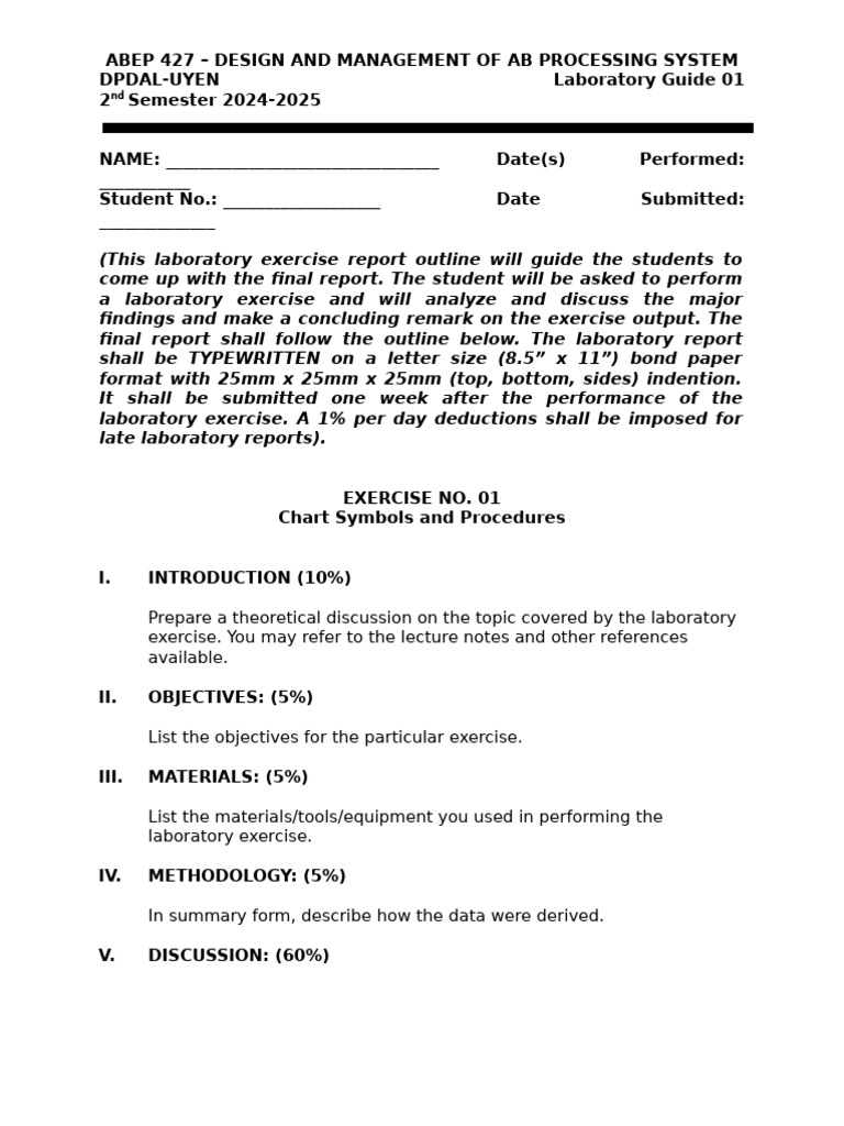 Laboratory 02 Chart Symbols and Procedures | PDF