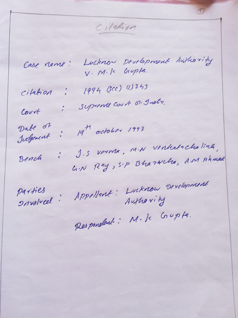 LDA v. M.k. Gupta | PDF