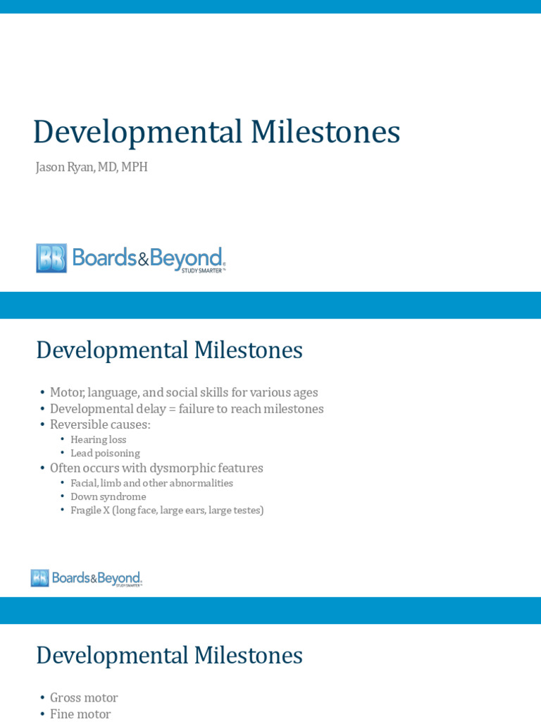 Developmental Milestones Atf | PDF | Autism | Diseases And Disorders