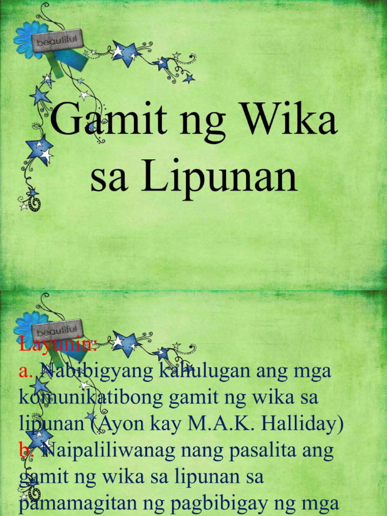 Gamit NG Wika | PDF
