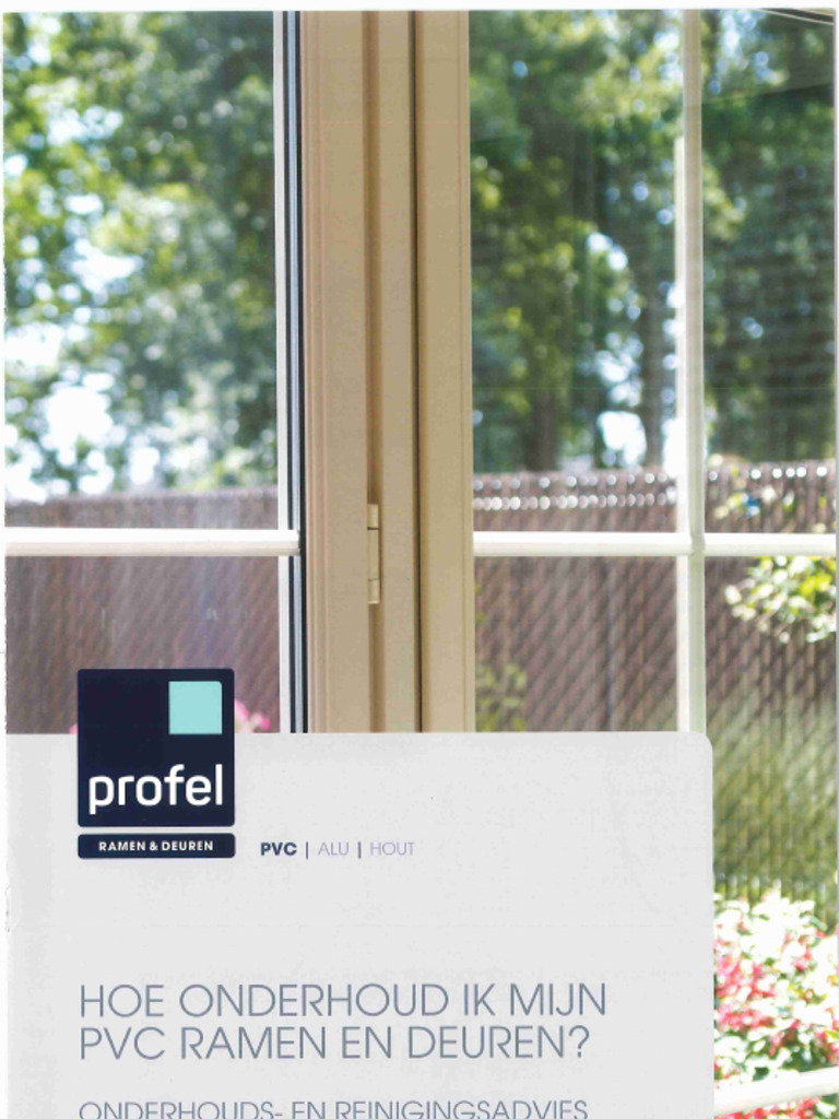 Profel Onderhoud PVC Ramen | PDF
