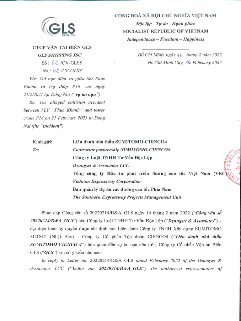 220216 GLS-02 Refuse to evaluate cost estimate & Handover for Removal ...