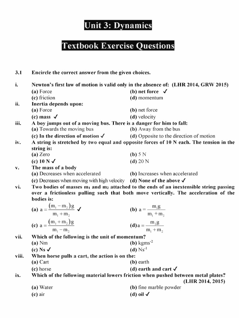 Physics Ch#3 Book Notes | PDF
