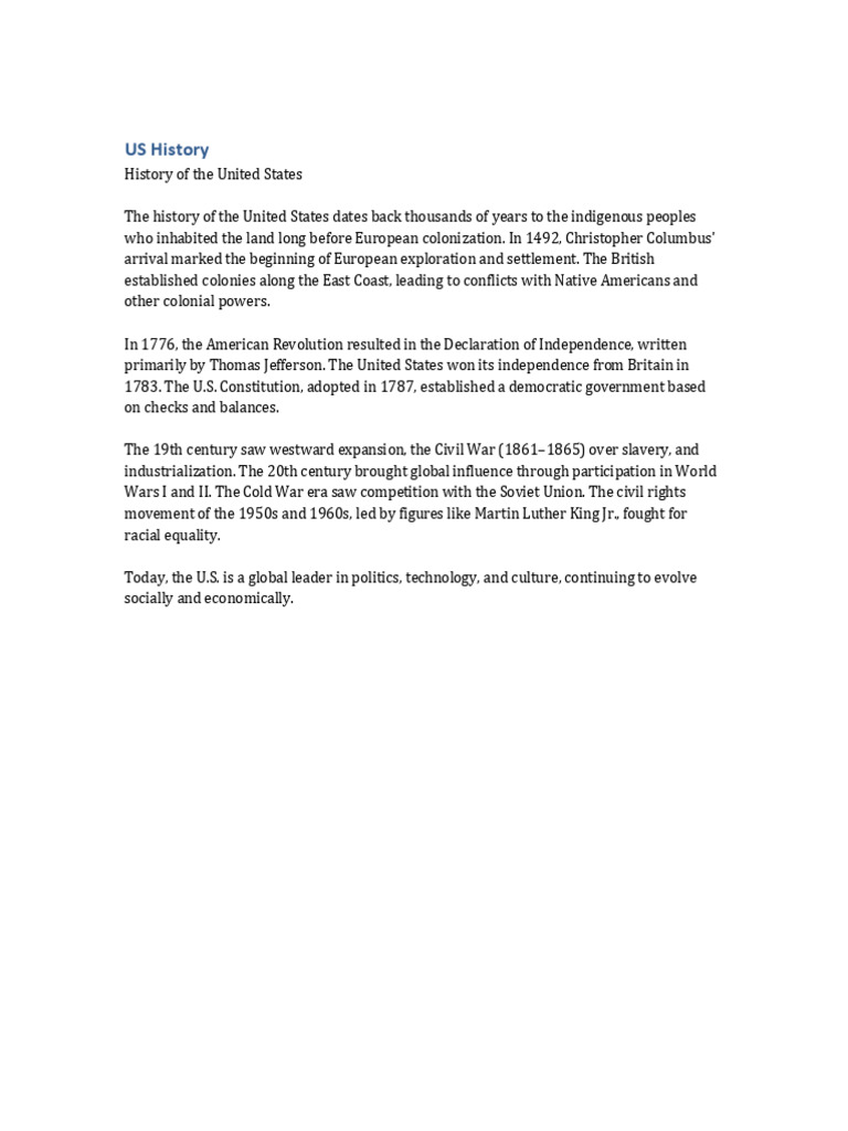 US_History | PDF