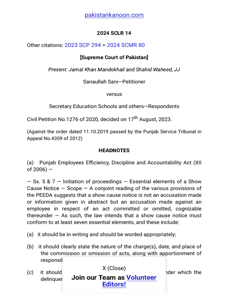 Supreme Court Ruling on PEEDA Notice | PDF | Judgment (Law) | Tribunal