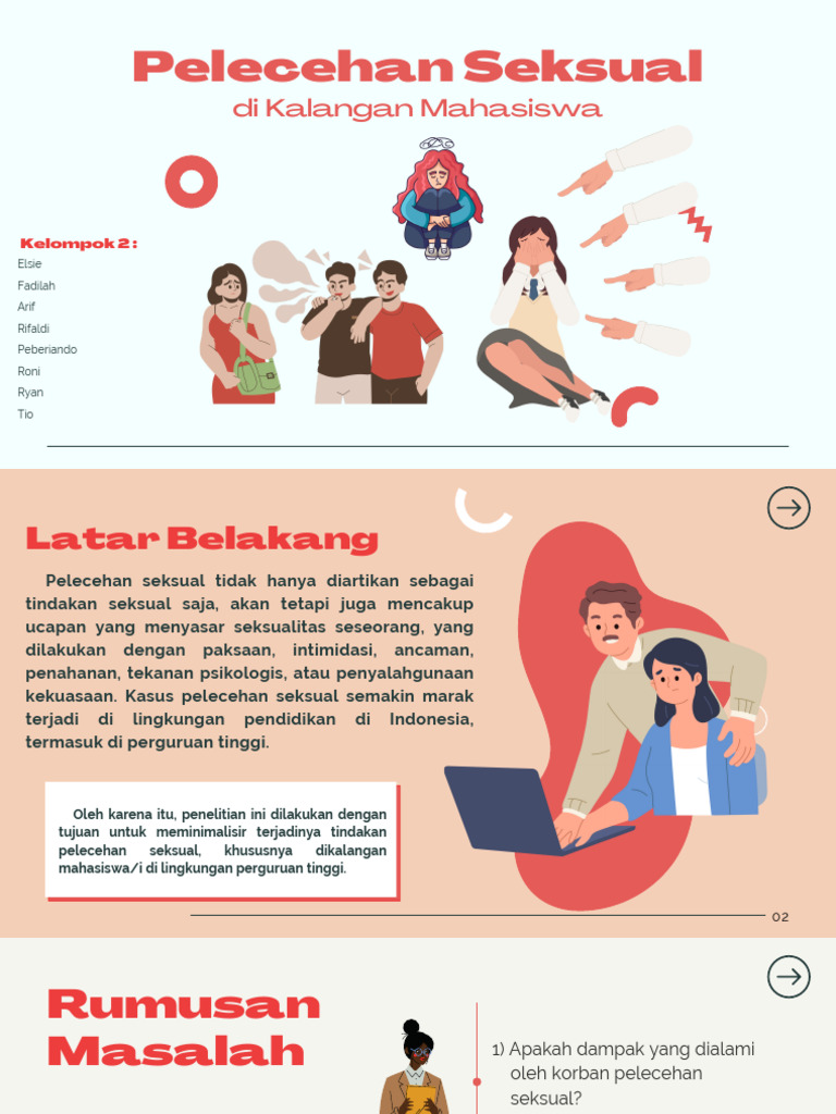 PPKN Kel 2 (Pelecehan Seksual Di Kalangan Mahasiswa) | PDF