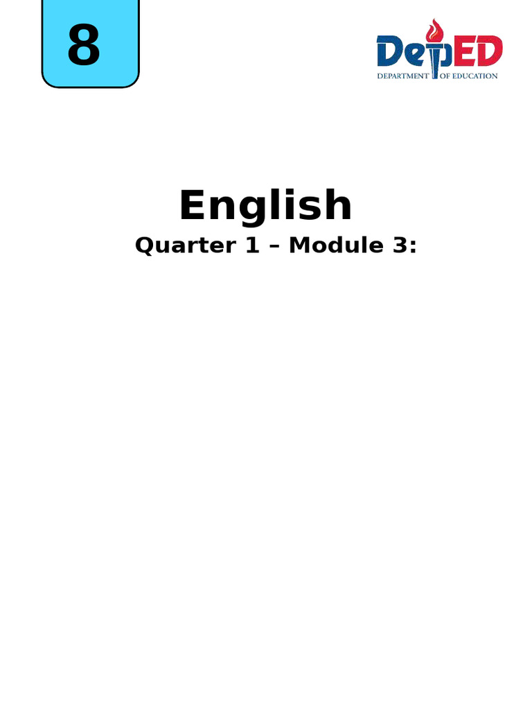 English8 q1 Mod3 UseOfModalVerbs FINAL07282020 | PDF | Adverb | Verb