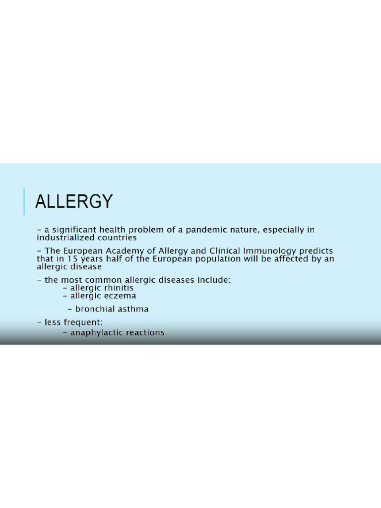 Allergy Lab Med Lecture | PDF