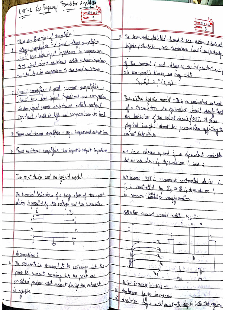 Analog Electronics Notes | PDF
