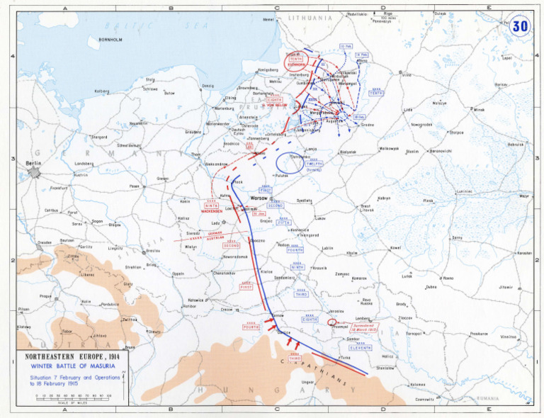 The Winter Battle of Masuria | PDF