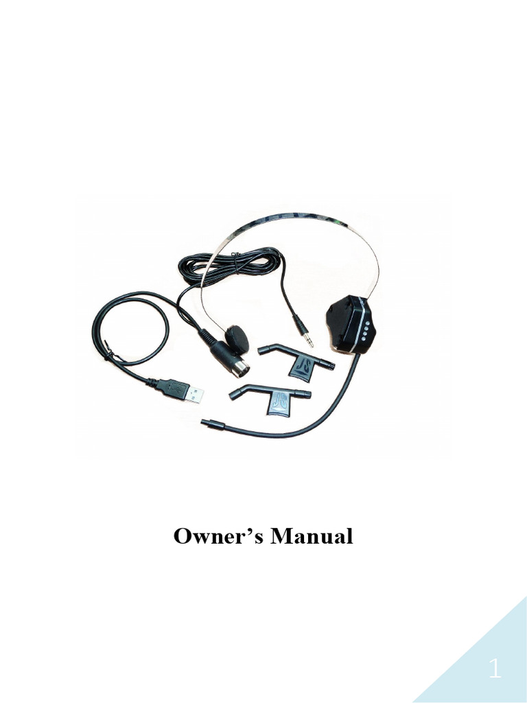 Juzisound Breath Controller Manual | PDF | Waste | Parameter (Computer Programming)