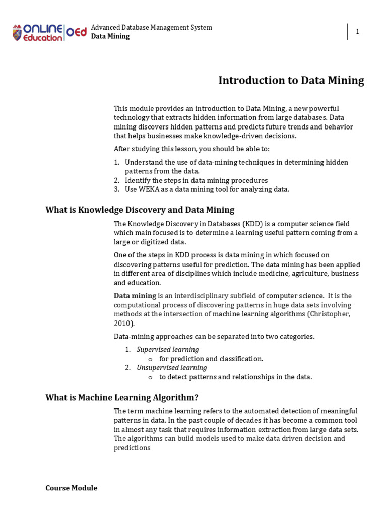 Week001 Module 1 Merged Pdf Parameter Computer Programming Data Mining
