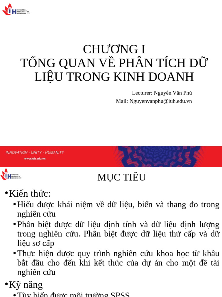 Chương 1. Tổng quan về phân tích dữ liệu trong kinh doanh | PDF