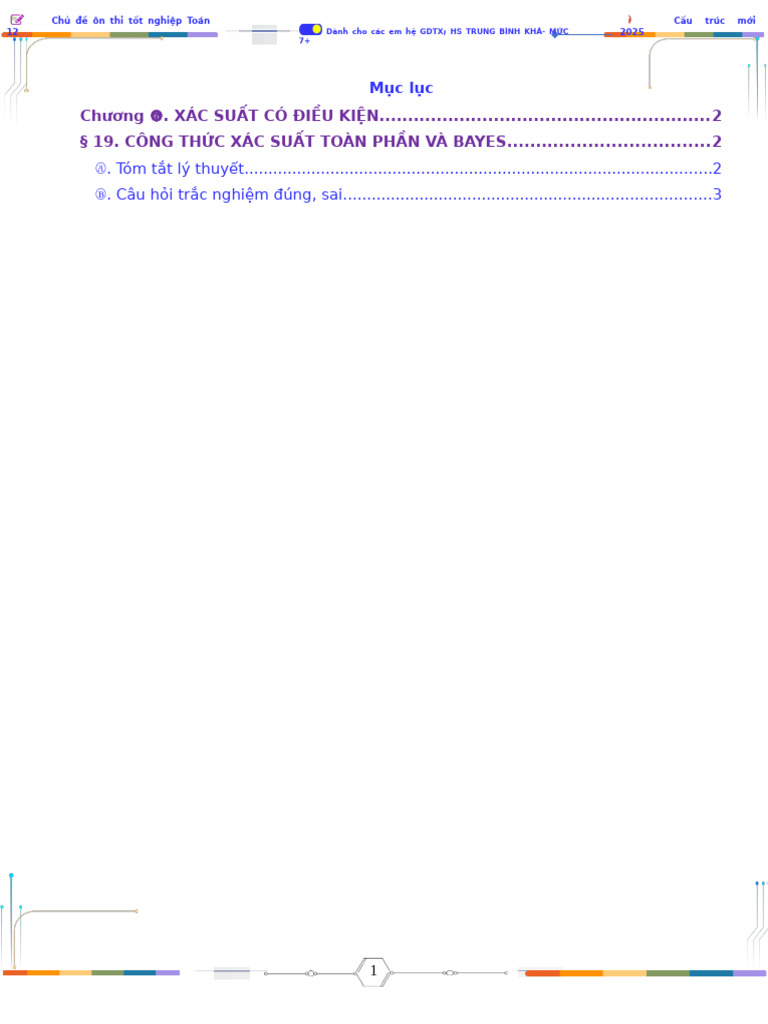 Cd17-Xac Suat Toan Phan, Cong Thuc Payes | PDF